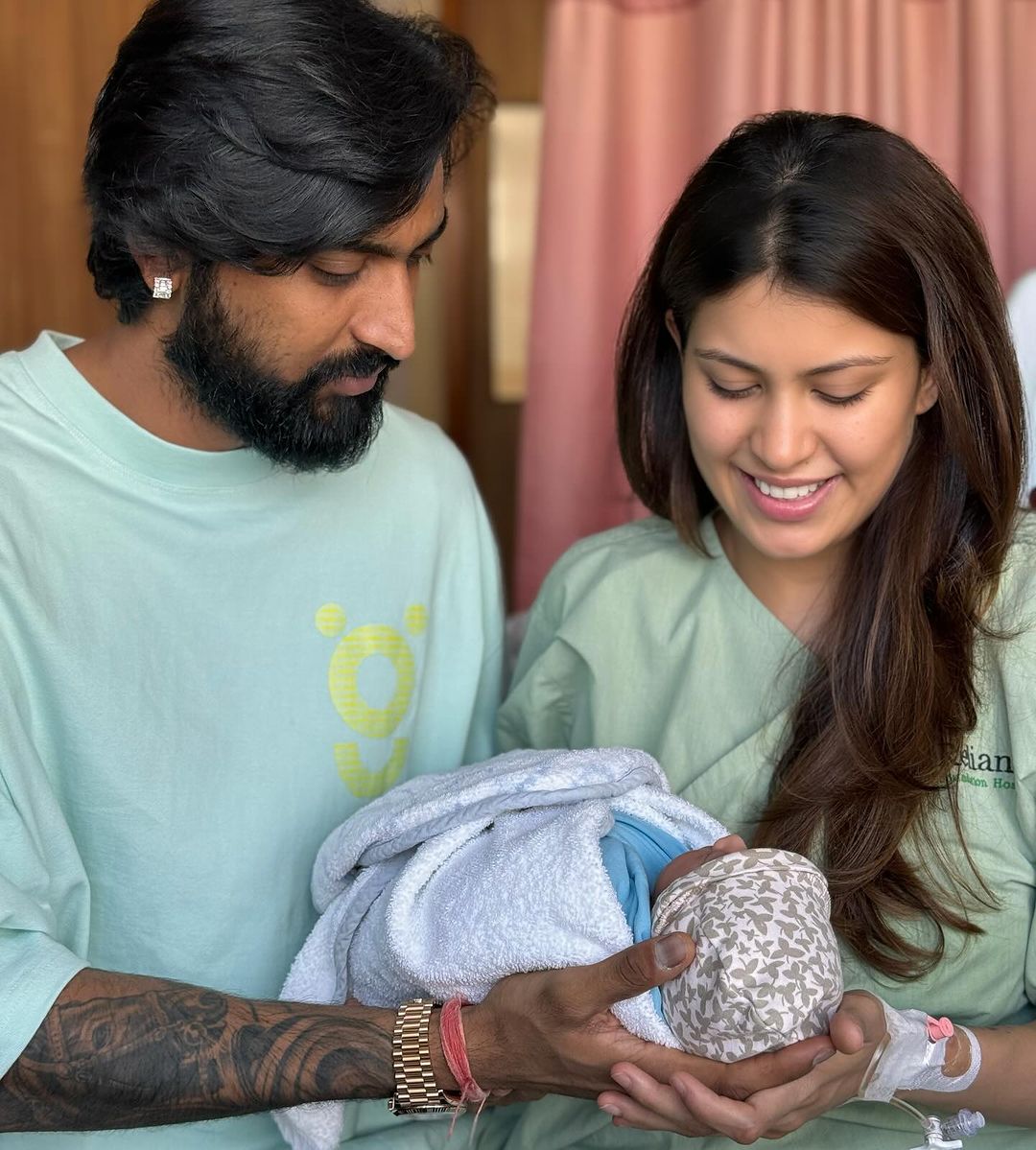 Krunal-Pandya-and-wife-Pankhuri-welcome-second-child-name-him-Vayu