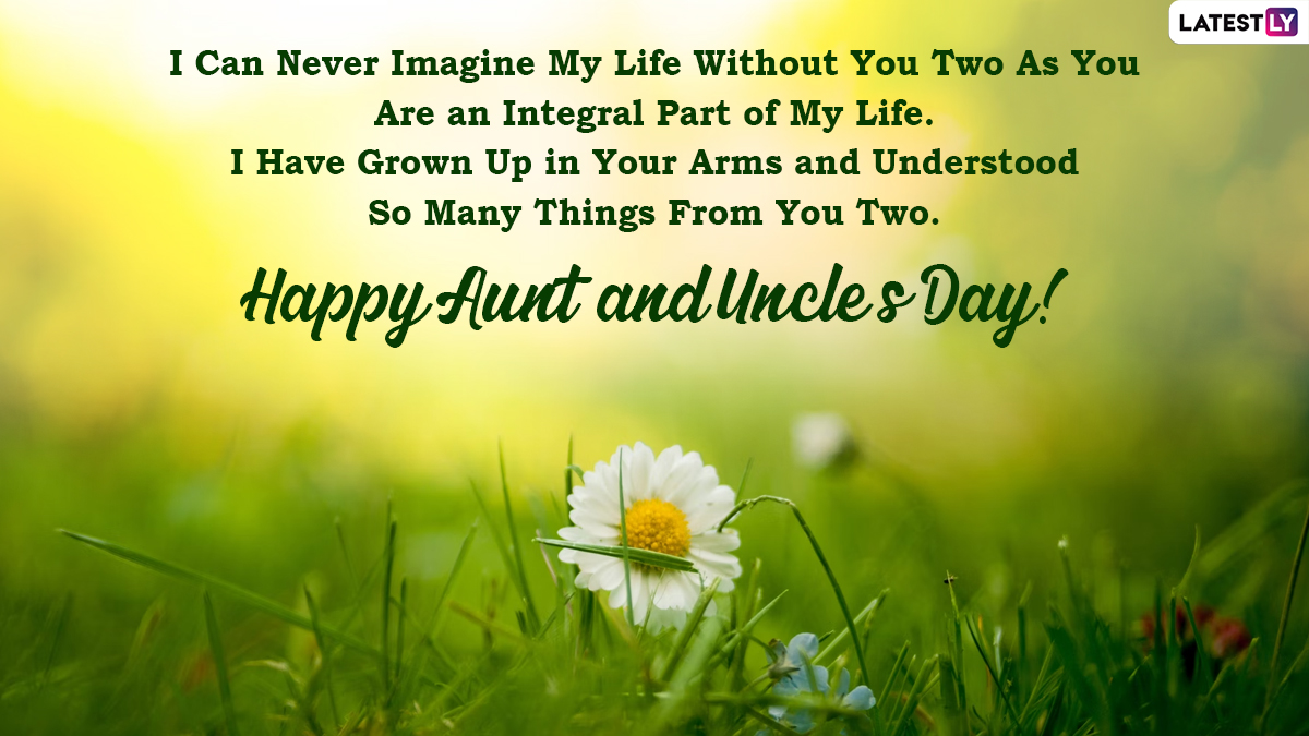 Aunt and Uncle’s Day 2022 in United States: Wishes, WhatsApp Status ...