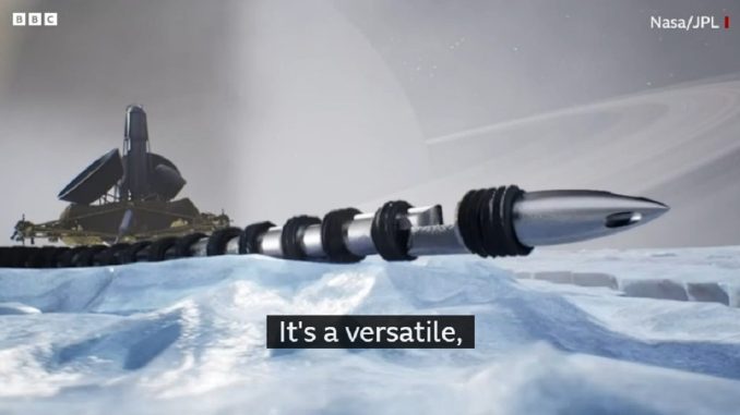 NASA plans to use a snake-like robot to search for life on Saturn's moon