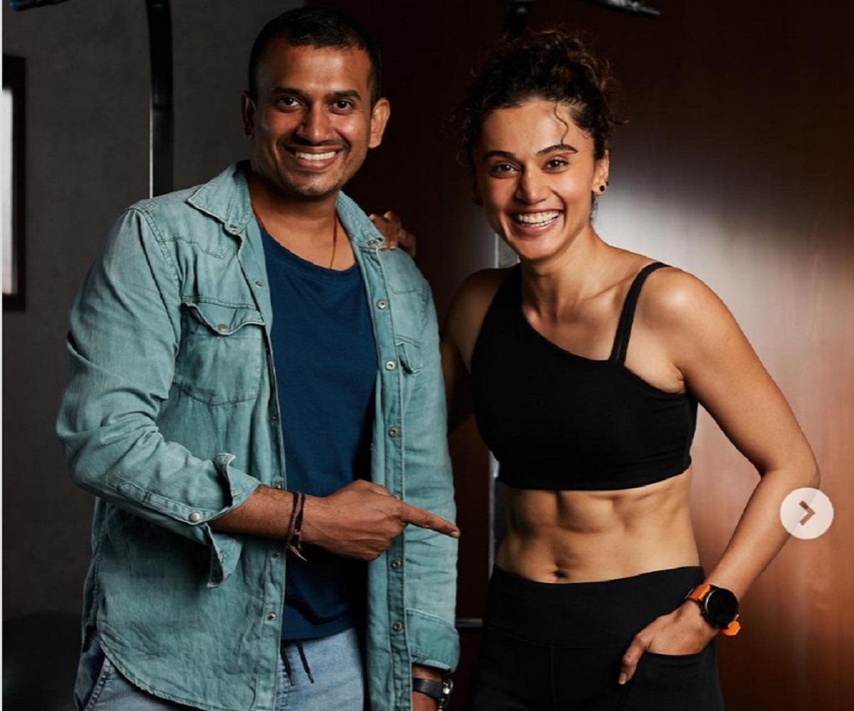 Taapsee Pannu shows off her 6-pack abs, netizens compare her to Tiger ...