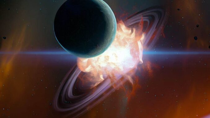 A Planet Devoured by a Star: A Rare Cosmic Event Witnessed by Scientists