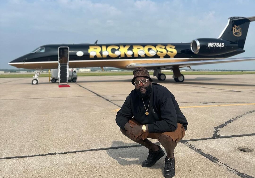 Rick Ross Shows Off New Maybach Airlines Plane at MMG Pool Party