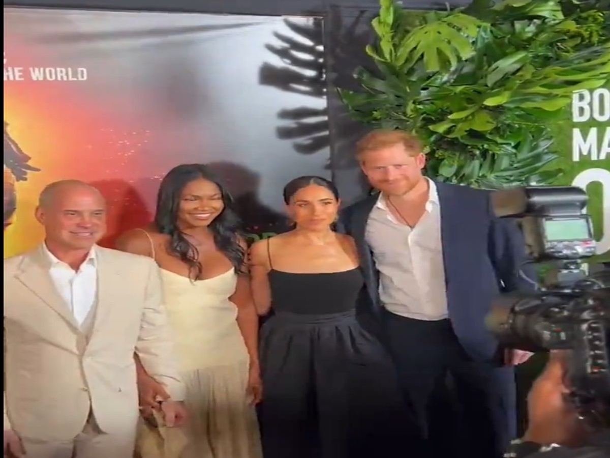 Watch: Harry and Meghan Walk The Red Carpet at Bob Marley Biopic ...