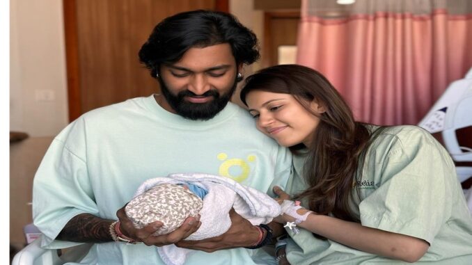 Krunal Pandya and Wife Pankhuri Celebrate Arrival of Son Vayu