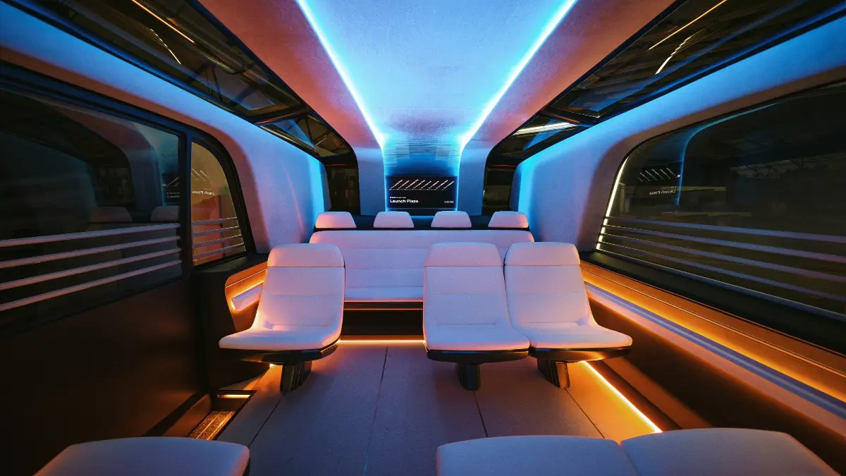 Elon Musk Unveils Futuristic Interior of Tesla’s Robovan at ‘We, Robot ...